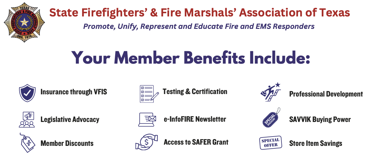 About SFFMA — State Firefighters' and Fire Marshals' Association of Texas